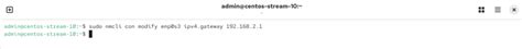 How To Configure Static Ip Address On Centos Stream 10 Devtutorial