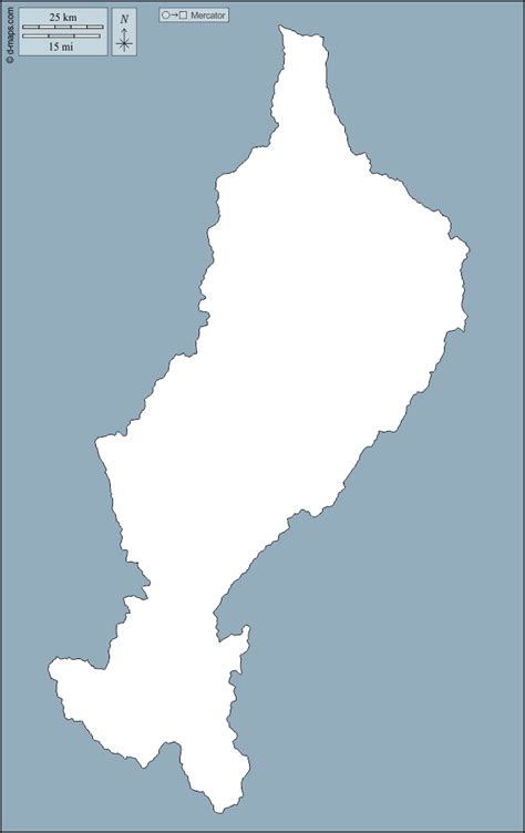 南邦府 D 免费地图 免费的空白地图 免费的轮廓地图 免费基地地图 大纲