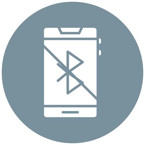 Premium Vector Bluetooth Disabled Vector Illustration Style