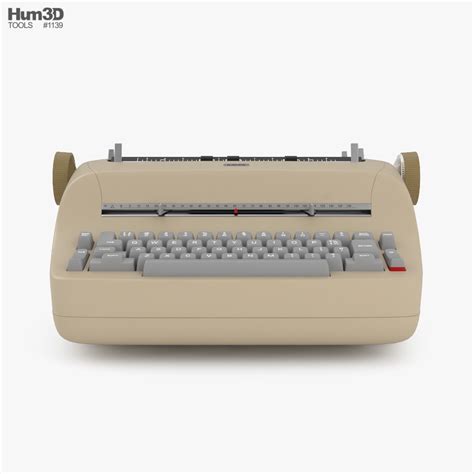 Ibm Selectric Typewriter 3d Model Download Appliances On