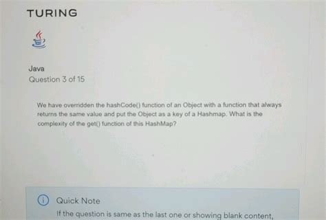 TURING Java Question 3 Of 15 We Have StudyX