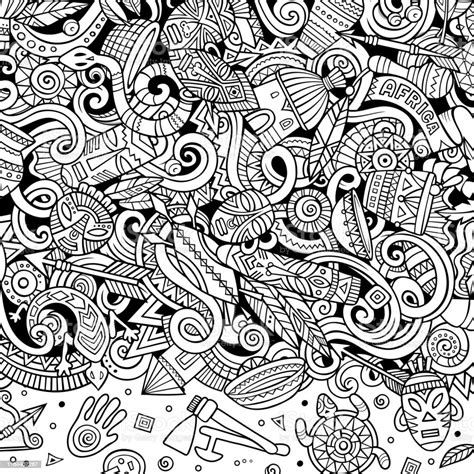 만화 귀여운 낙서 아프리카 단어입니다 스케치 일러스트 0명에 대한 스톡 벡터 아트 및 기타 이미지 0명 개념 개체 그룹 Istock