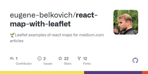 Github Eugene Belkovichreact Map With Leaflet 🌱leaflet Examples Of React Maps For
