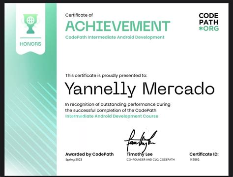 Yannelly Mercado On Linkedin Codepath Android App Tech