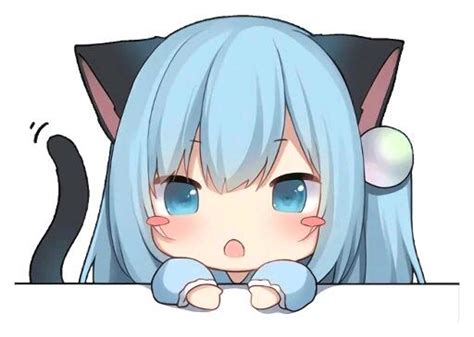 超级可爱的猫羽雫酱表情包 哔哩哔哩