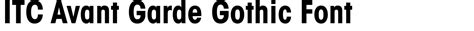 Itc Avant Garde Gothic Font Download Fonts