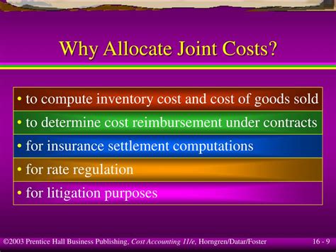 PPT Cost Allocation Joint Products And Byproducts PowerPoint Presentation ID 305460