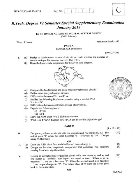 Advanced Digital System Design 2019 Jan 2015 Ad Pdf Computer