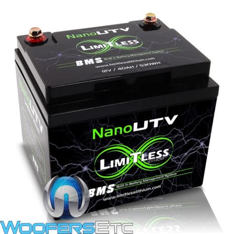Limitless Lithium Nano Utv Bms Polaris Cam Am Razor Sxss Battery Spl Hifi