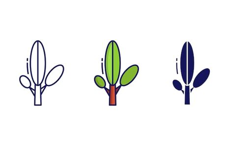 Premium Vector Cypress Tree Vector Icon