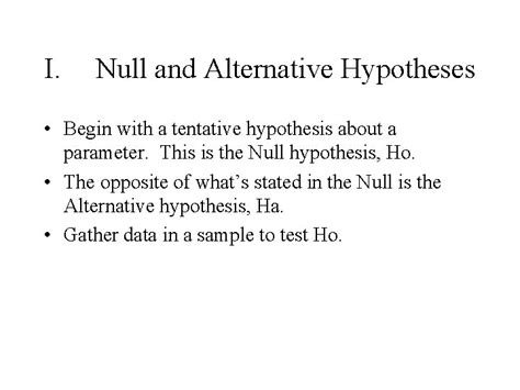 Chapter 9 Hypothesis Testing Introduction Chapters 7 And