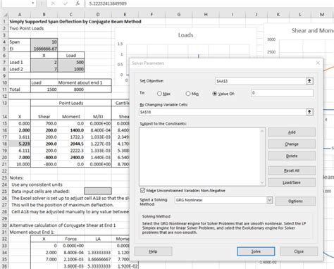 Conjugate Method Template Excel