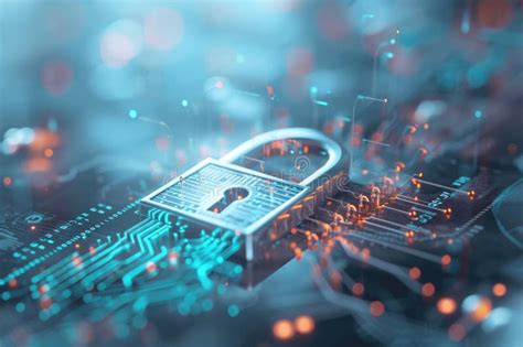 Digital Privacy And Protection Cyber Security Smartphone Cybersecurity Lock Business And