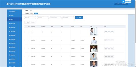 063 Springboot基于springboot的社区居民诊疗健康管理系统设计与实现基于spring Boot社区居民健康管理系统 Csdn博客