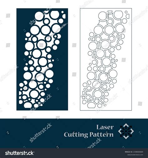 Laser Cnc Cut Pattern Vector Template Stock Vector Royalty Free 2198000669 Shutterstock