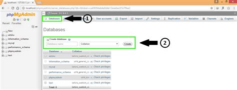 Cara Membuat Database Xampp ~ Tutorialku