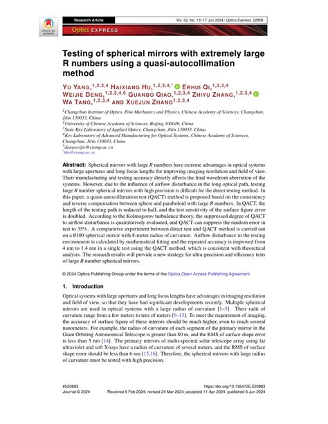 pdf testing of spherical mirrors with extremely large r numbers using