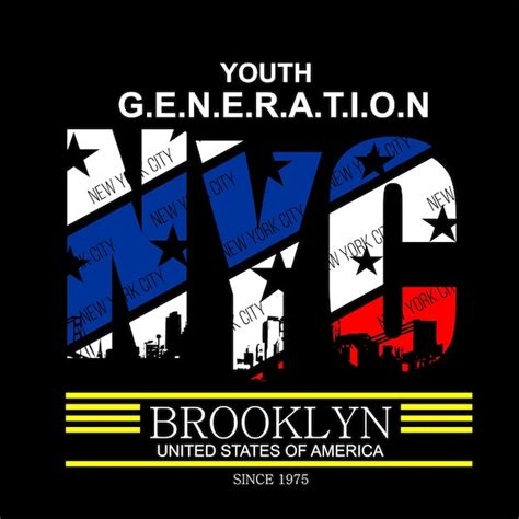 인쇄 그림 T 셔츠 벡터 아트 빈티지에 대한 뉴욕시 티 그래픽 타이포그래피 프리미엄 벡터