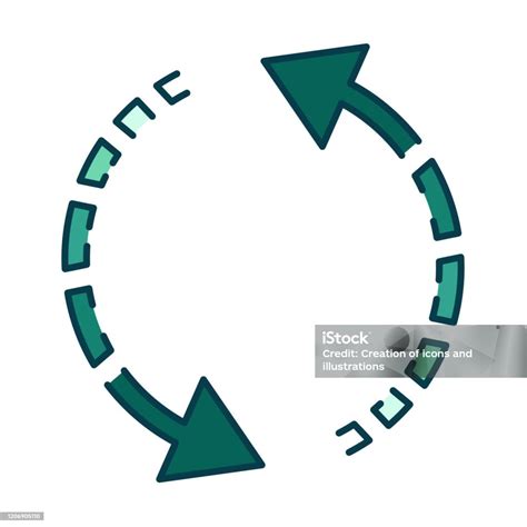 컬러 라인 아이콘을 다운로드합니다 로딩 기호 웹 페이지 응용 프로그램 프로모션에 대한 벡터 그림 Ui Ux Gui 디자인