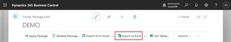how to import data using configuration packages in dynamics 365