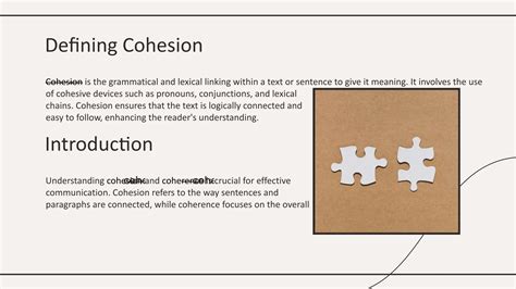 Unifying Elements Understanding Cohesion And Coherence Docx