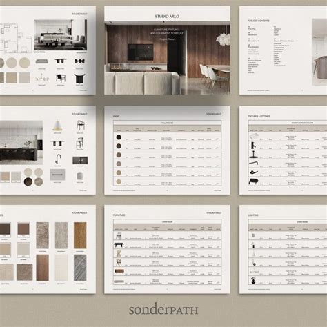 Free Template Interior Design Spec Sheet Guide Artofit