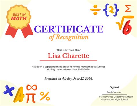 Free Math Templates To Edit Online