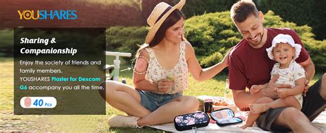 Youshares Dexcom G6 Adhesive Patches 40pcs 10 14 Days Long Stay Fixation Monitor