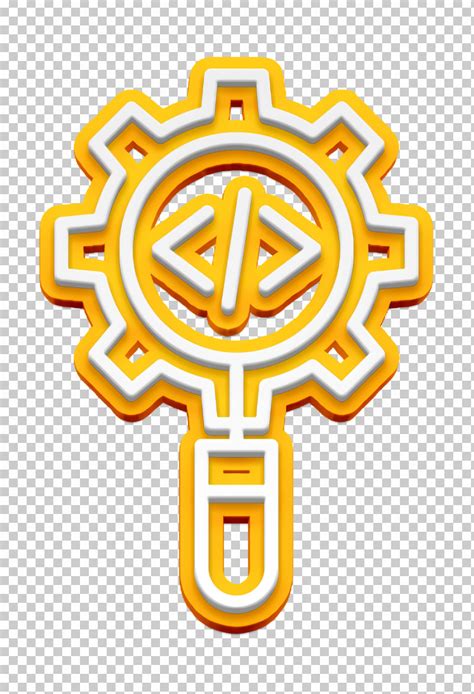Coding Icon Process Icon PNG Clipart Coding Icon Emblem Process Icon Symbol Yellow Free