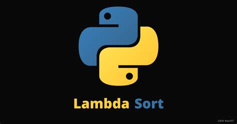 lambda 在 python 中排序如何对列表进行 lambda 排序 缪琼技术