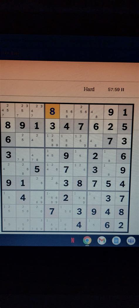 What Could I Have Done To Solve Thisi Didnt Have The Highlighted 8 I Revealed That Cell