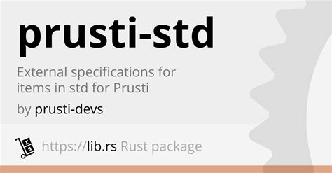 Prusti Std Rust Testing Library Lib Rs