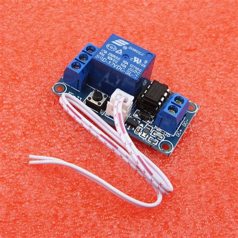 Latching Relay Switch To Led