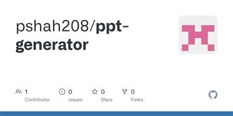 Github Pshah208ppt Generator