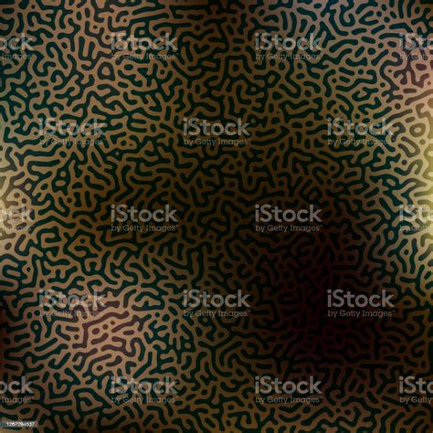 Generative Algorithm Psychedelic Background Reactiondiffusion Or Turing Pattern Formation Stock