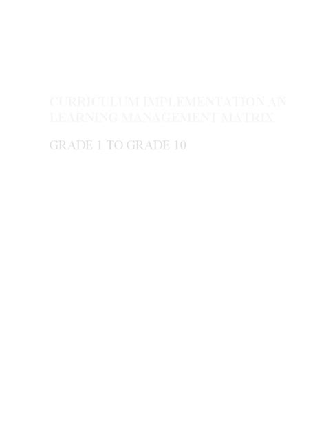Curriculum Matrix Report Final Latest Version 1 Pdf Philippines Curriculum Matrix Report Final Latest Version 1 Pdf Philippines