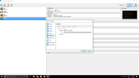 virtualbox network settings amelako