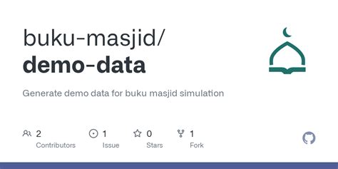 Github Buku Masjiddemo Data Generate Demo Data For Buku Masjid Simulation