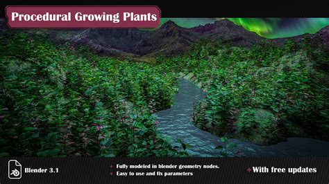 Procedural Growing Plants 3d Model Animated Cgtrader