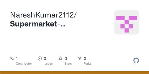 GitHub NareshKumar Supermarket Management System
