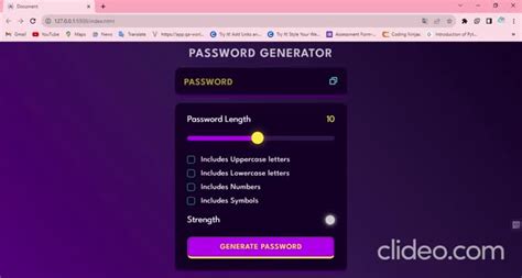 Pronoti Mitra On Linkedin Webdevelopment Passwordgenerator Html