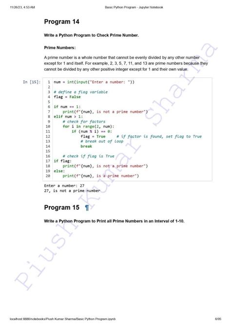 140 Basic Python Programs Pdf A Comprehensive Resource For Python