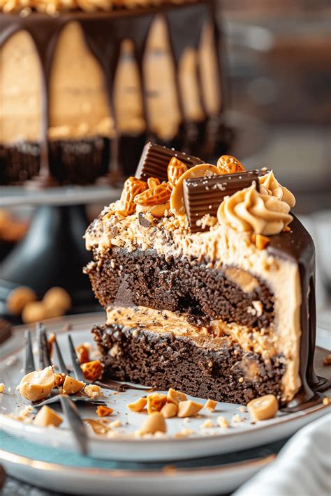 Ultimate Reeses Peanut Butter Cake Recipe Indulgent Chocolate Layers