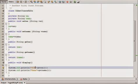 contoh program enkapsulasi inheritance dan polymorphism pada java