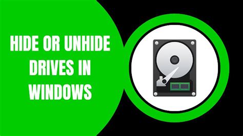 Hide Or Unhide Drives In Windows CyberWiki Encyclopedia Of Cybersecurity