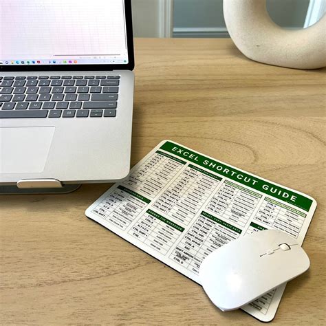 Excel Shortcut Guide Mousepad Etsy