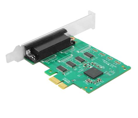 PCIe x1 to 4 Port RS232 Serial Switch Card DB44 LR LINK כרטיסי רשת לפתרונות NVME