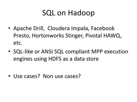 PPT Hadoop Ecosystem Overview PowerPoint Presentation Free Download ID 2382742