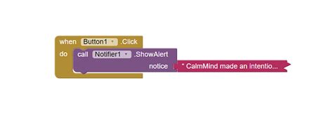 Notifier Making It Show On The Screen Longer MIT App Inventor Help MIT App Inventor Community
