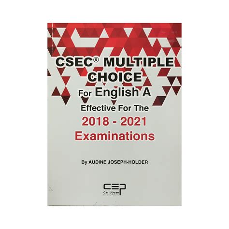 csec multiple choice for english a effective for the 2018 2021
